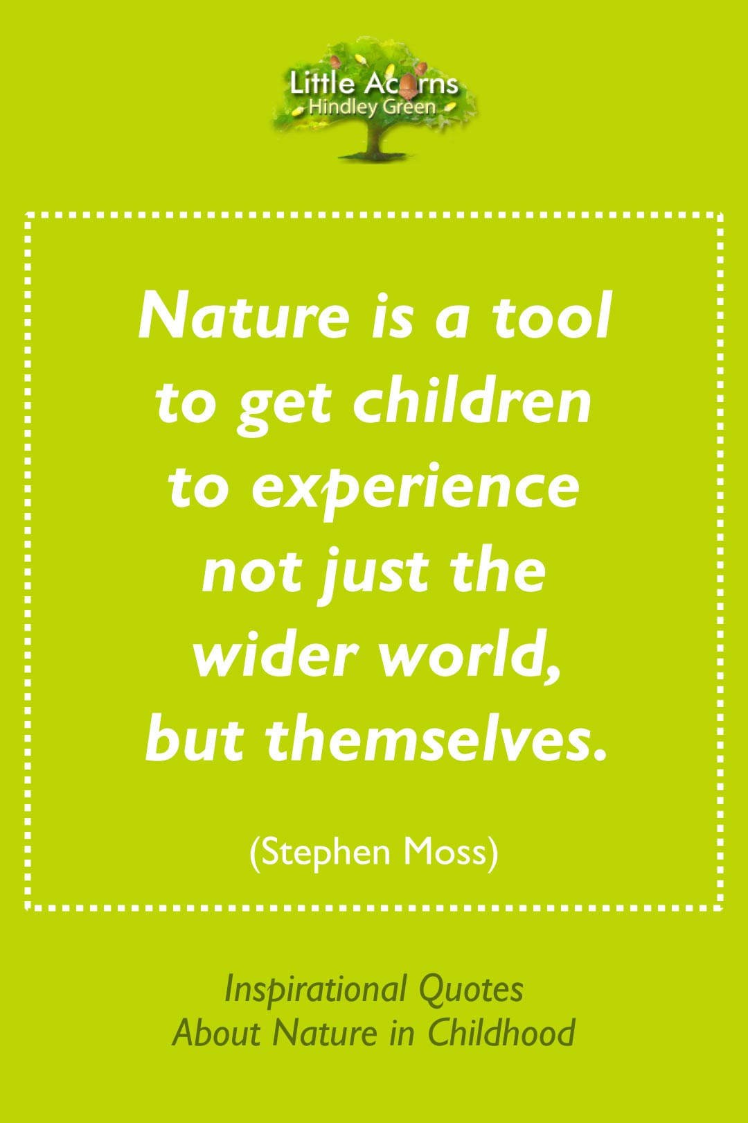 Inspirational Quotes About Nature's Positive Effect on Childhood
